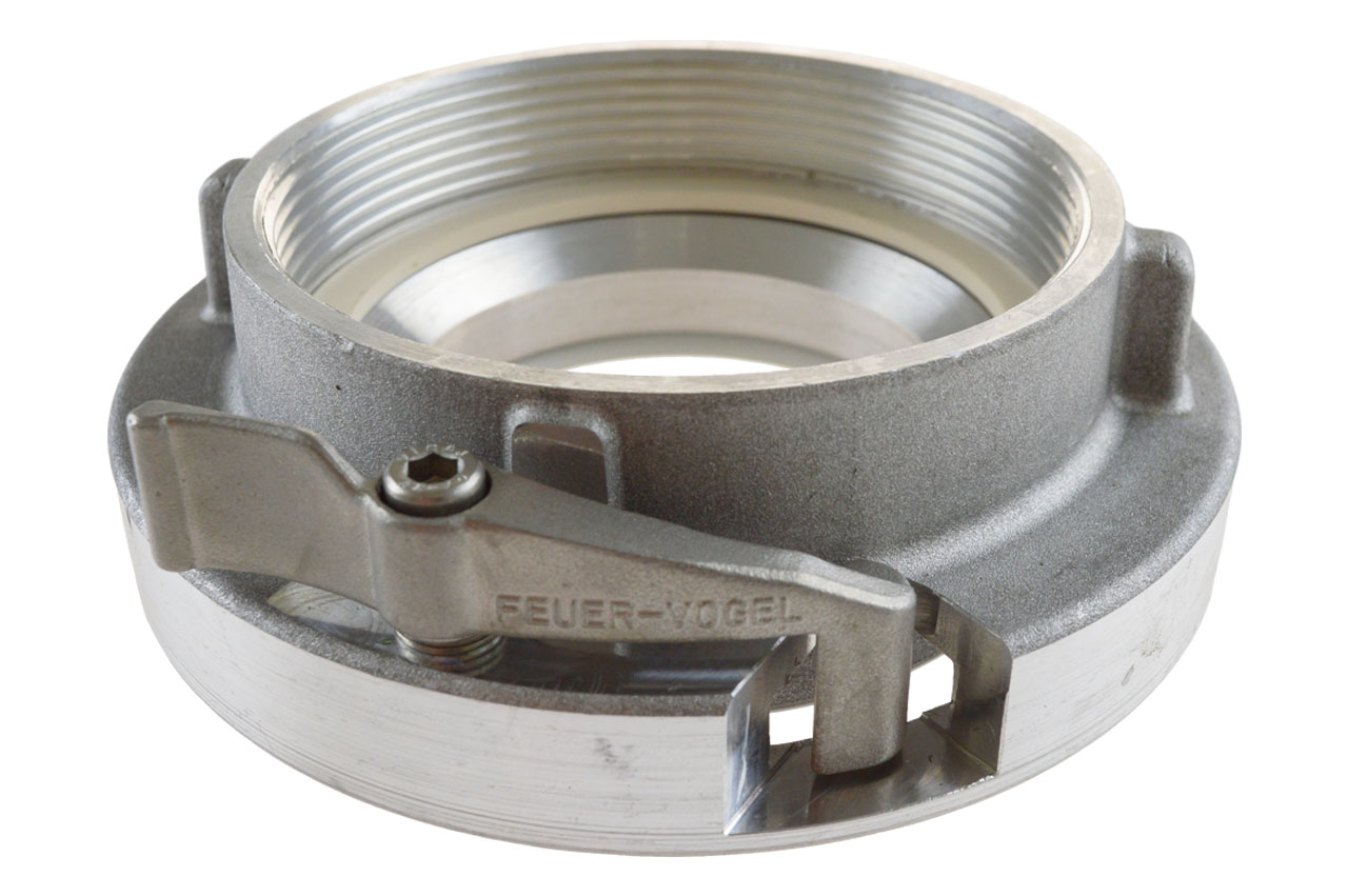 Festkupplung mit Innengewinde und Verriegelung, System Storz, Aluminium geschmiedet