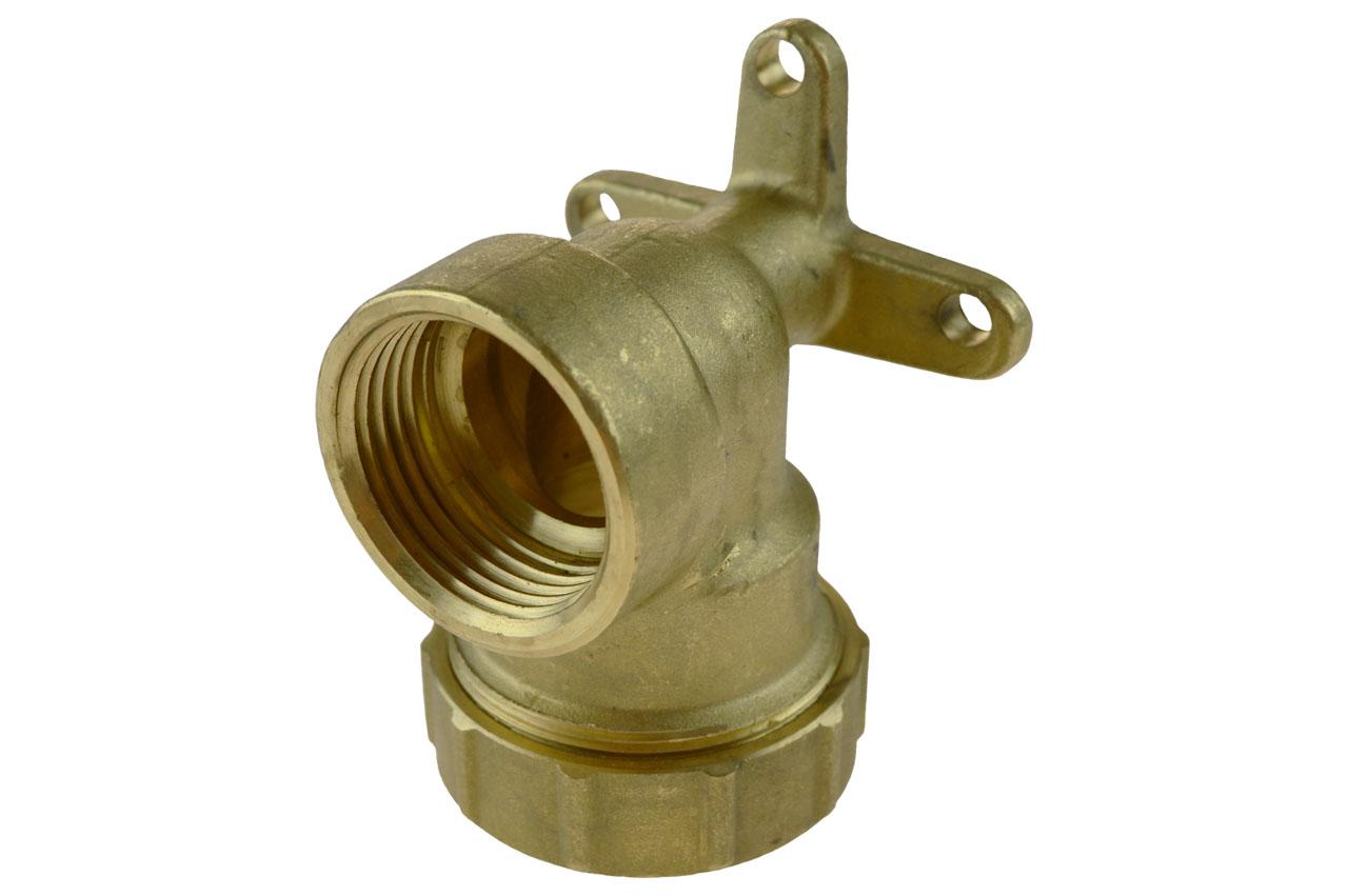 PE Winkel 90° mit Außengewinde, Messing, DVGW