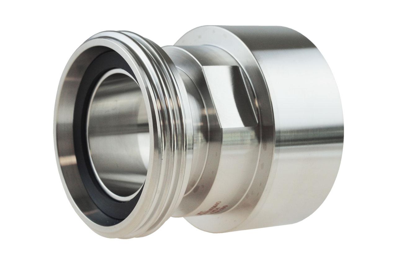 Übergangsstück Gewindestutzen auf IBC-Innengewinde, Edelstahl, DIN 11851