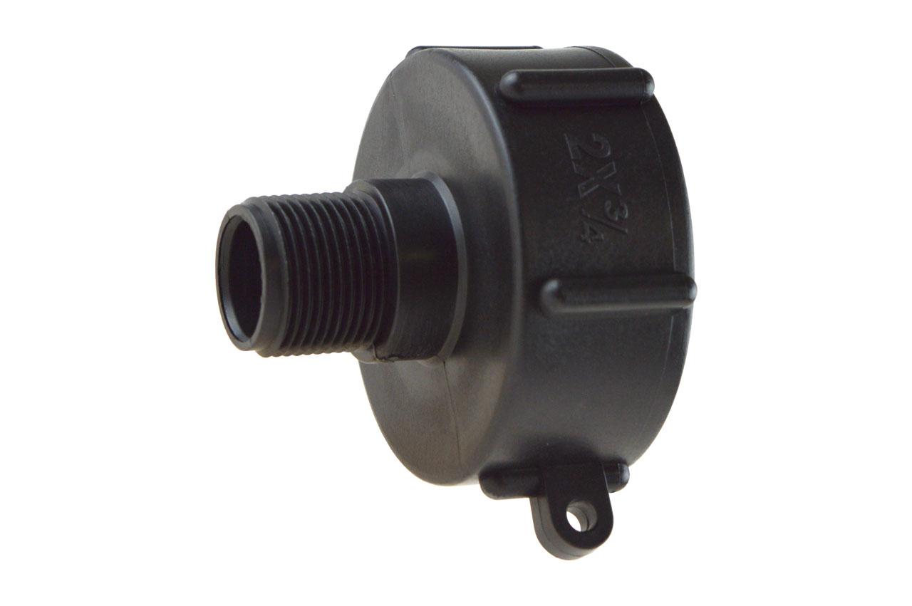 IBC Adapter mit Innen- und Außengewinde, PP