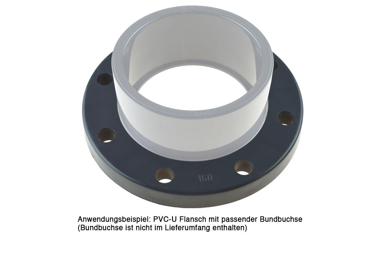 Flansch, PVC-U
