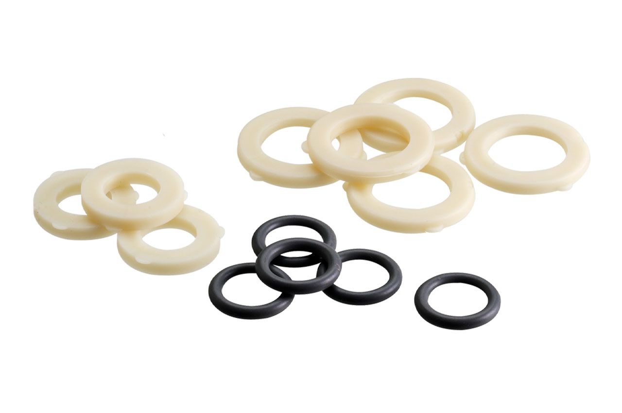 O-Ringe und Dichtungen im Set von Claber