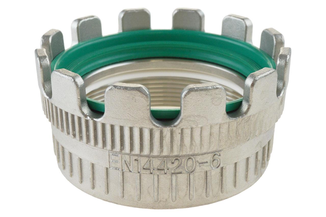 TW Kupplung mit Innengewinde Typ MK, Dichtringstück, Edelstahl, EN 14420-6