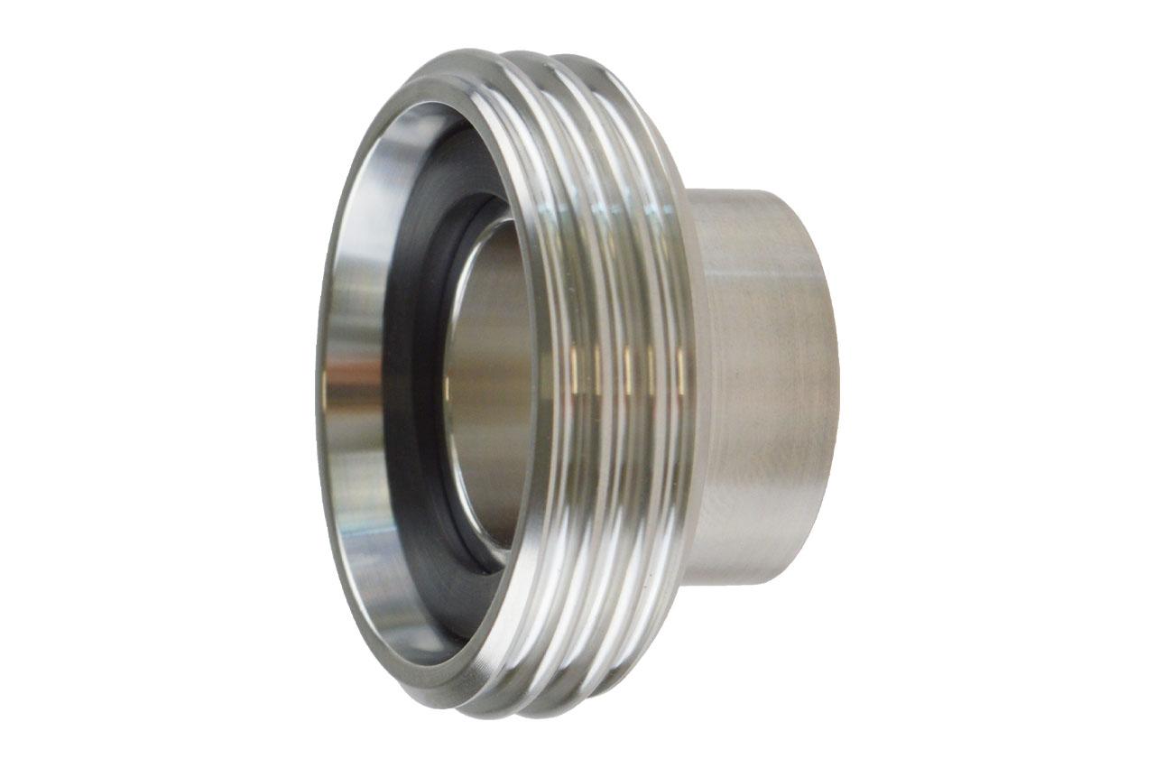 Gewindestutzen mit Anschweißende, DIN 11851